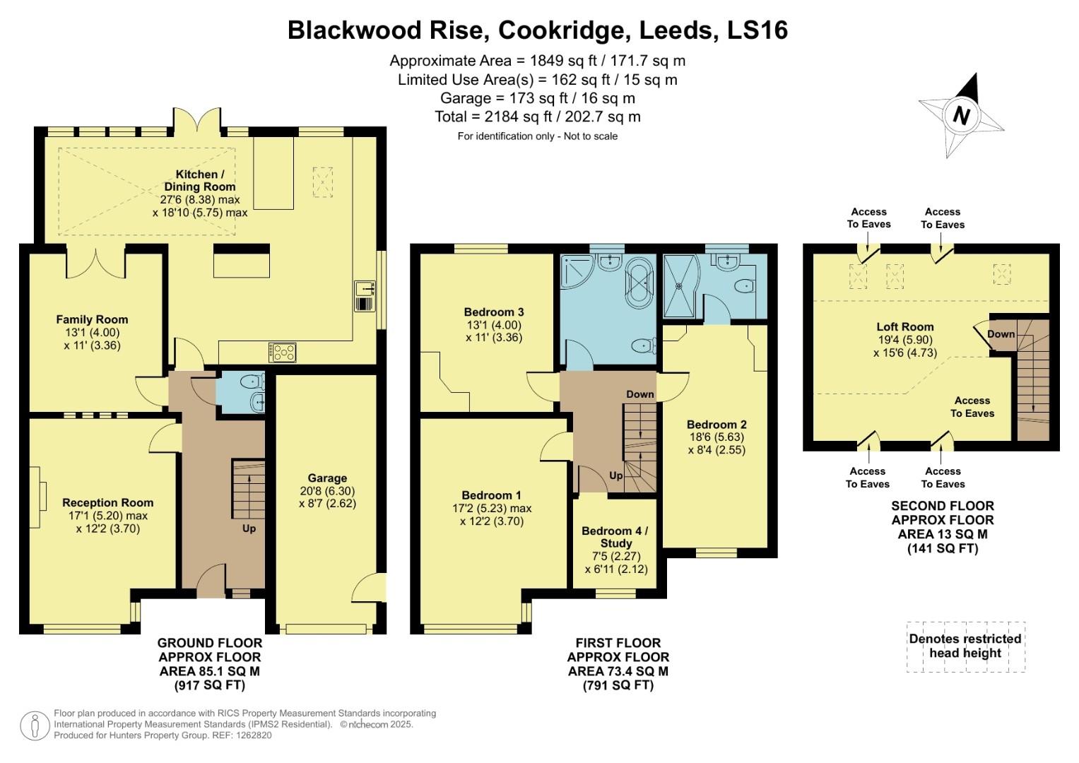 Property details for Blackwood Rise , Cookridge, LS16 Guide Price £ ...